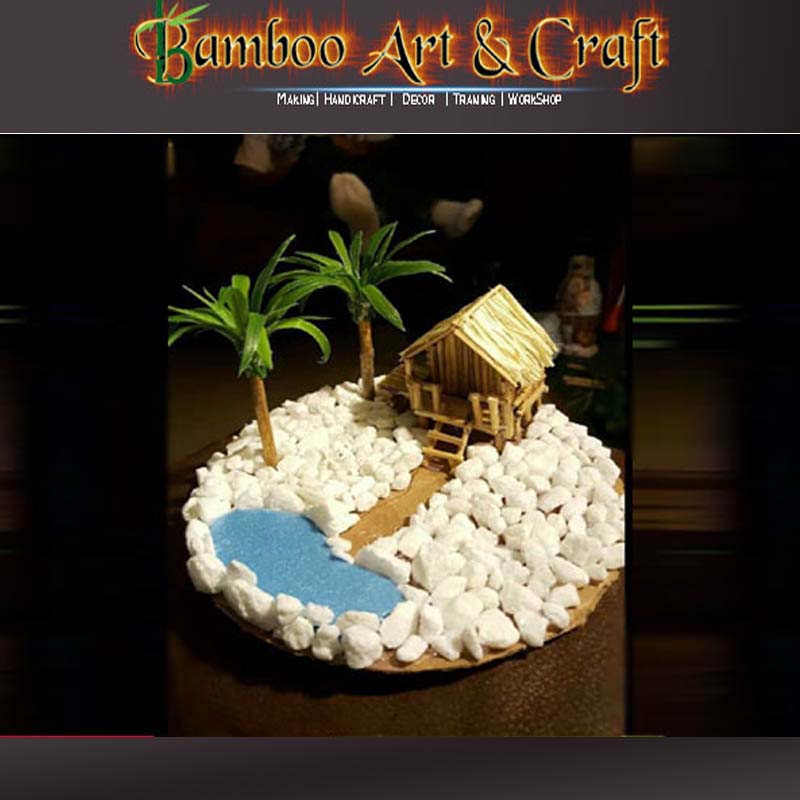 Bamboo House Craft |Bamboo Products Ideas| Bamboo Craft